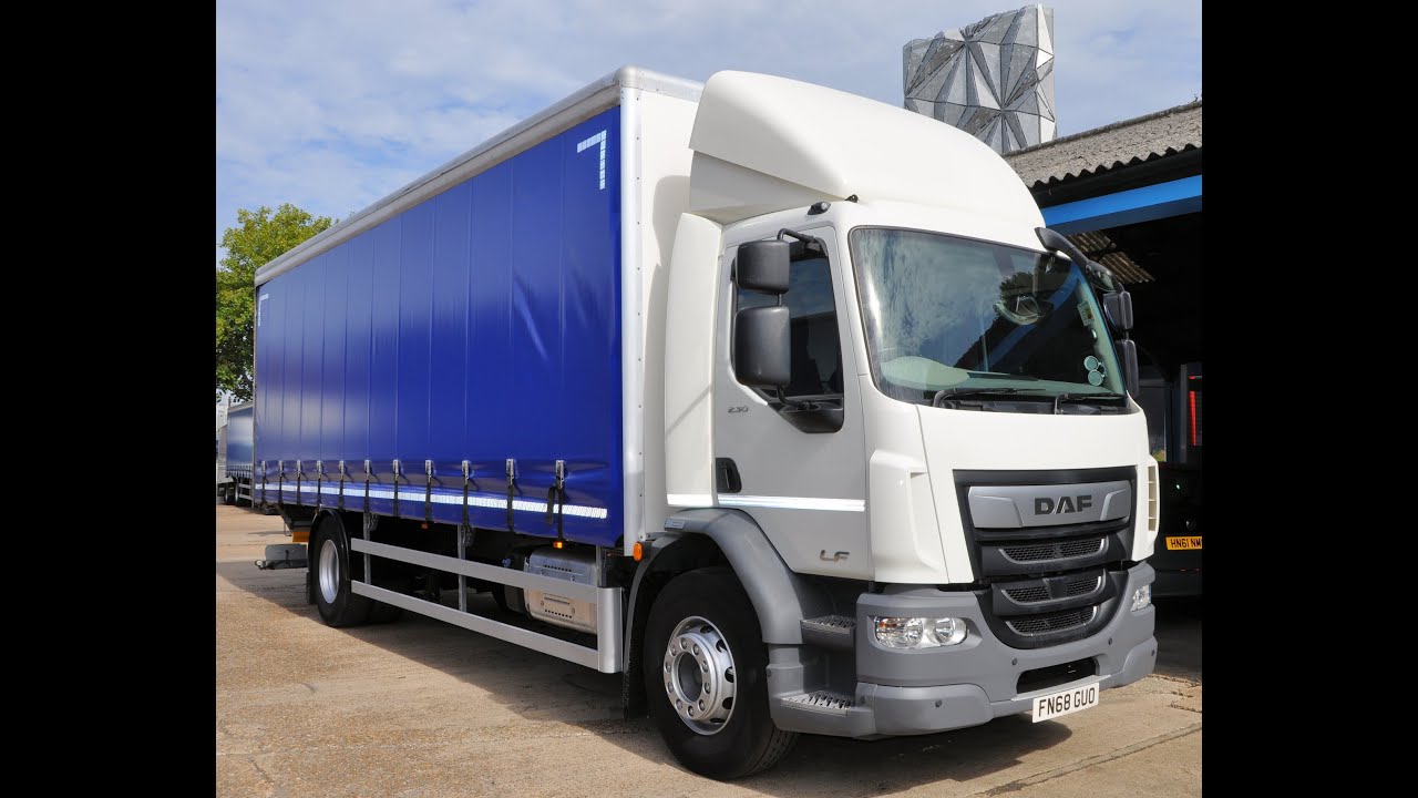 DAF LF 230 18 TON CURT FN68 GUO - YouTube