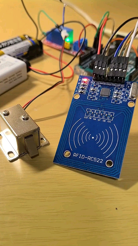 Door Lock Using Rfid Sensor Arduino Electronics Arduinotutorial Shorts Diy Youtube
