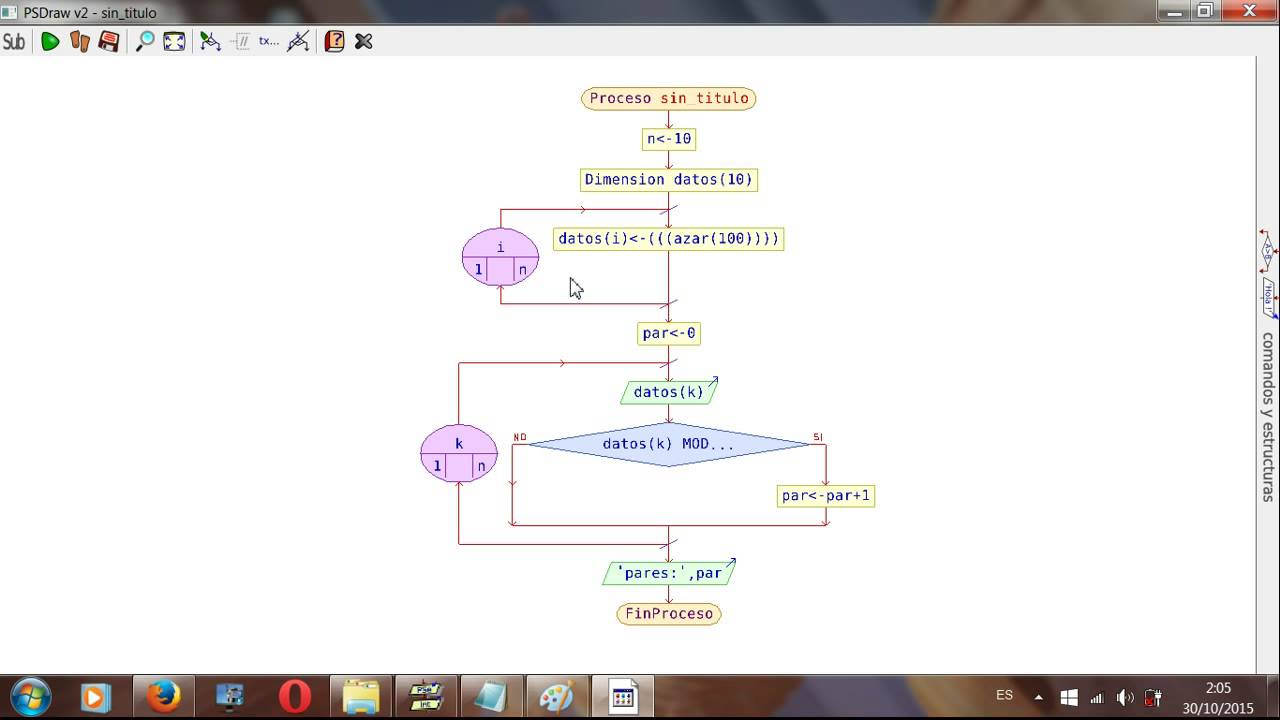 Pseint. Cuenta los números pares en un vector - YouTube