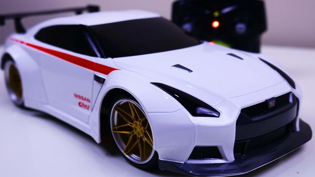 Unbox & Test Kids Nissan GT-R (R35) RC Car Sports Cars RC Vehicles (Car ...