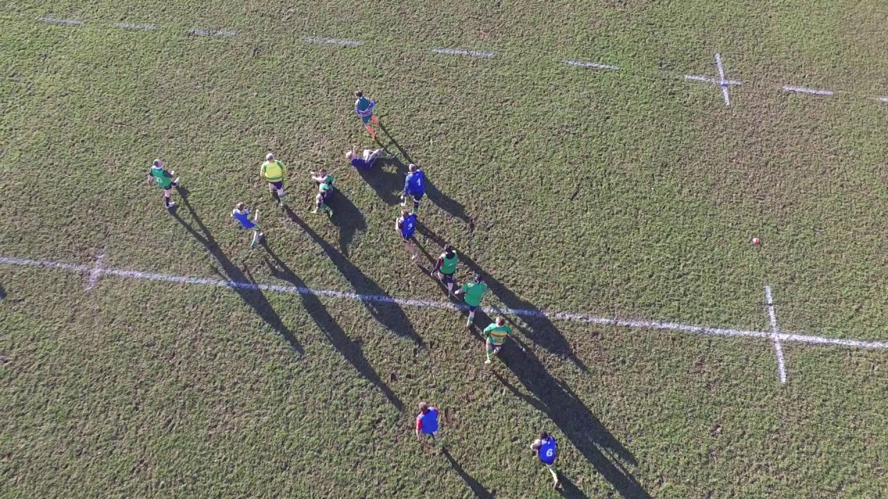 rugby by drone - YouTube
