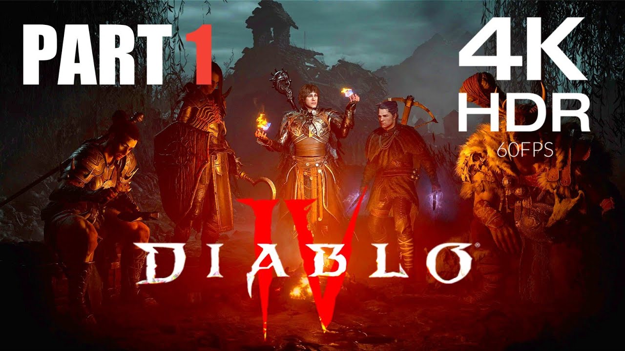 Diablo 4 Gameplay Walkthrough Part 1 Full Beta Diablo 4 Flop Game