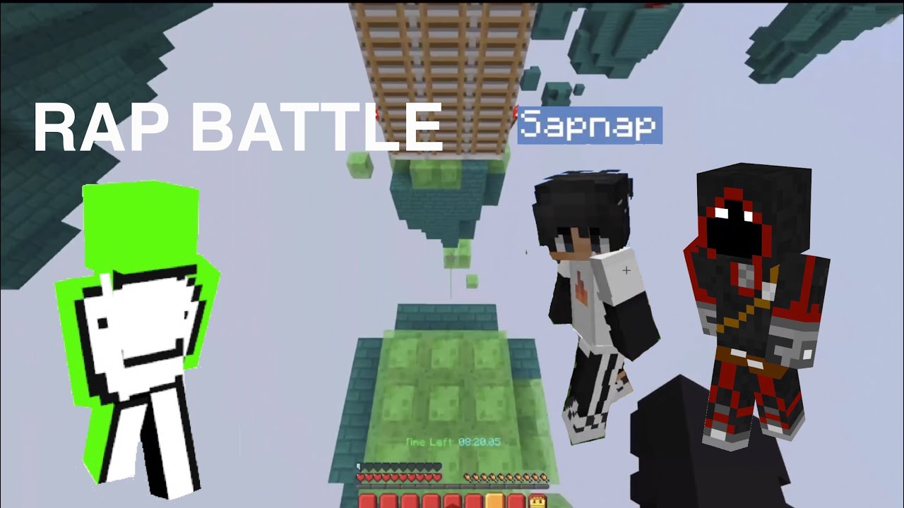 dream, sapnap, and bad rapping and roasting each other - YouTube