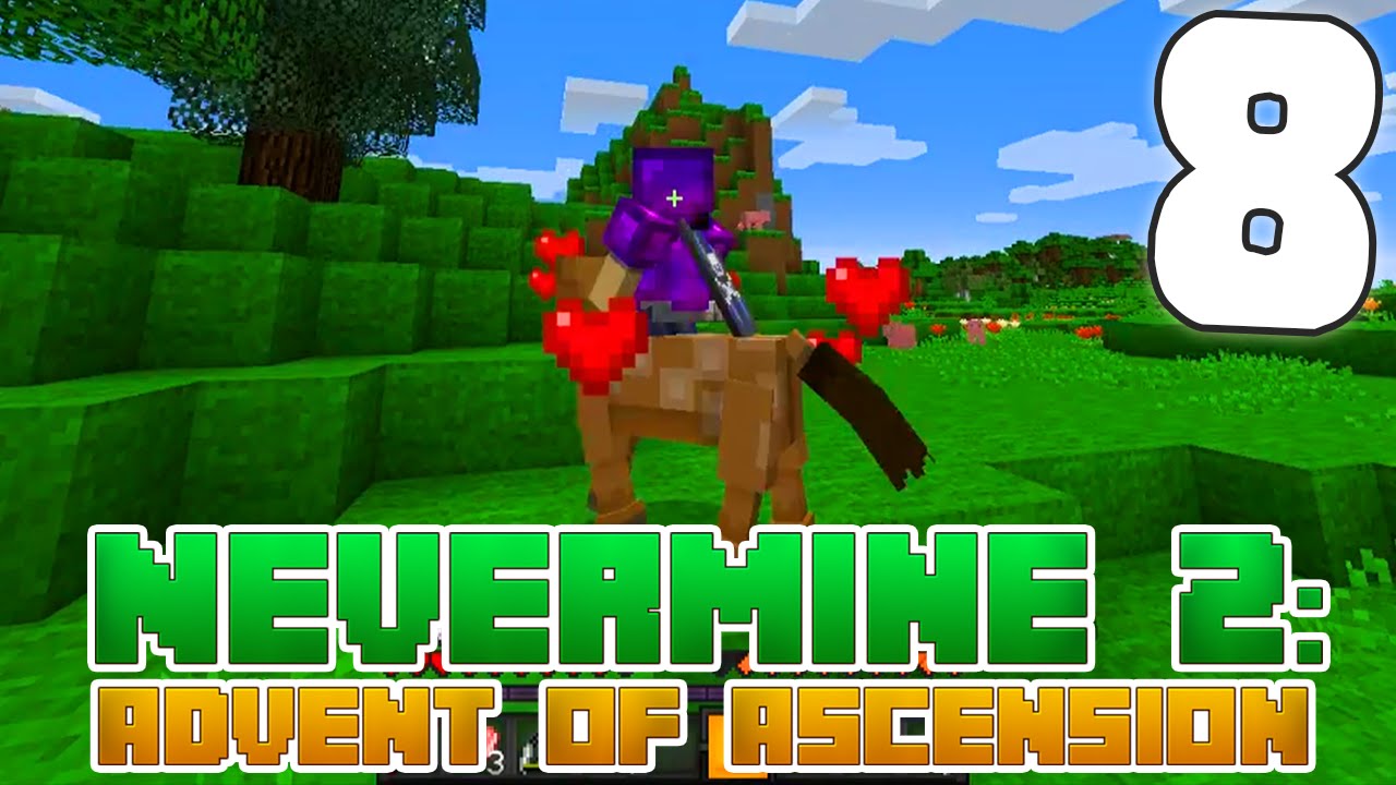 Minecraft | Nevermine: Advent of Ascension Ep.8 "HORSES!" - YouTube