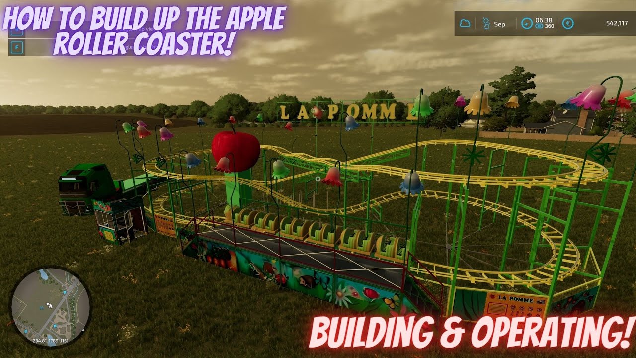 How To Build Up The Apple Rollercoaster! - YouTube
