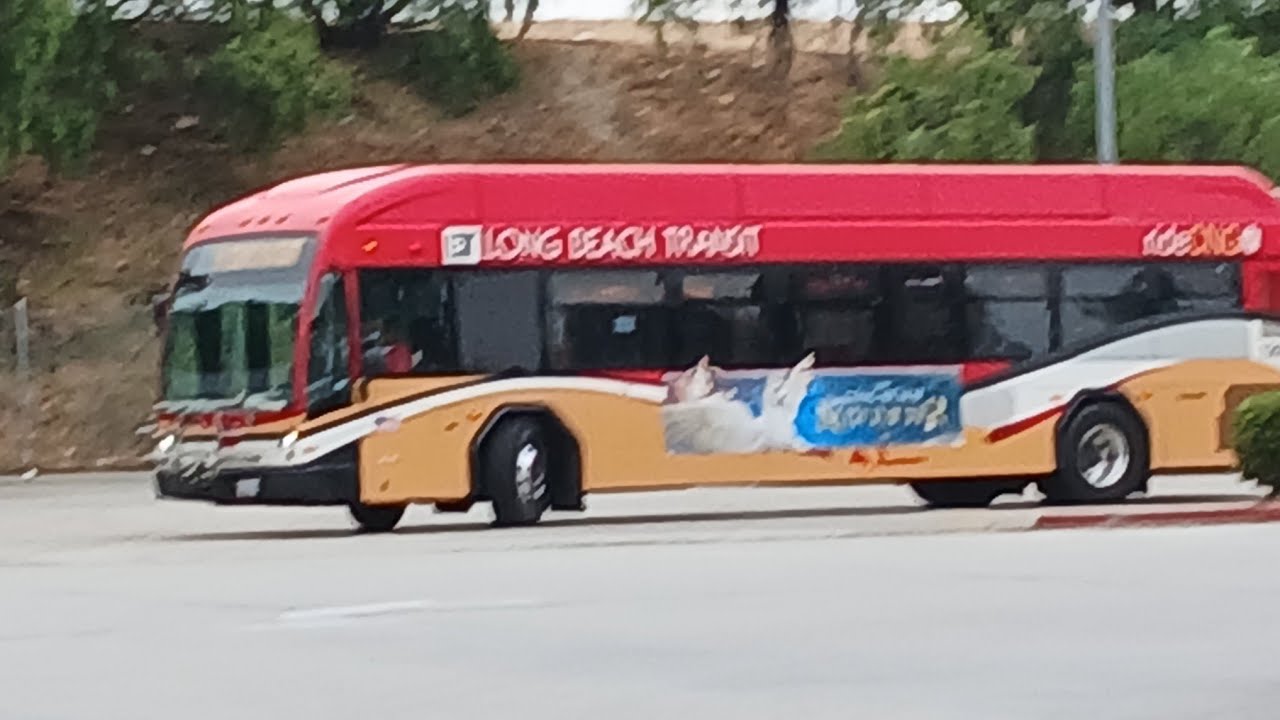 Long Beach Transit 2012 Gillig BRT Plus CNG 40 #1205 (Full Ride) Route ...