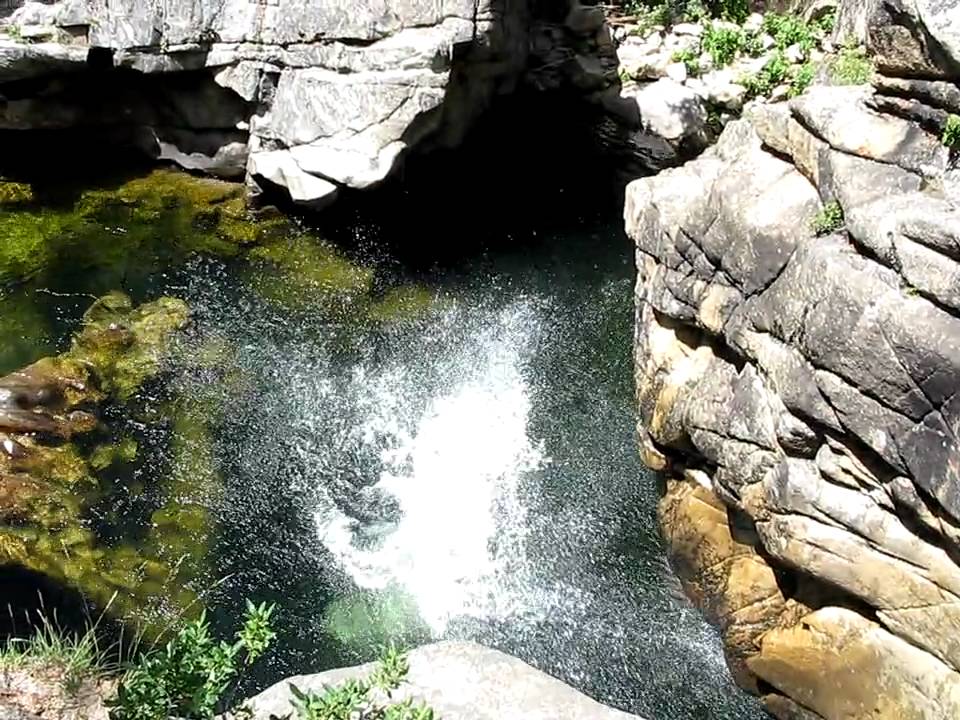 Cliff jumping Grottos Independence Pass - YouTube