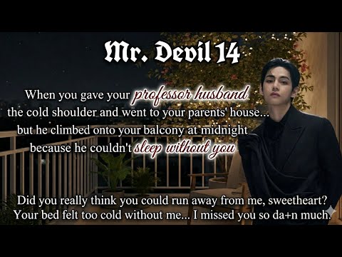#14 𝗠𝗿. 𝗗𝗲𝘃𝗶𝗹 🖤  𝑾𝒉𝒆𝒏 𝒉𝒆 𝒄𝒍𝒊𝒎𝒃𝒆𝒅 𝒐𝒏𝒕𝒐 𝒚𝒐𝒖𝒓 𝒃𝒂𝒍𝒄𝒐𝒏𝒚 𝒂𝒕 𝒎𝒊𝒅𝒏𝒊𝒈𝒉𝒕… 🖤𝑻𝒂𝒆𝒉𝒚𝒖𝒏𝒈 𝑭𝑭 • 𝑩𝑻𝑺 𝑭𝑭