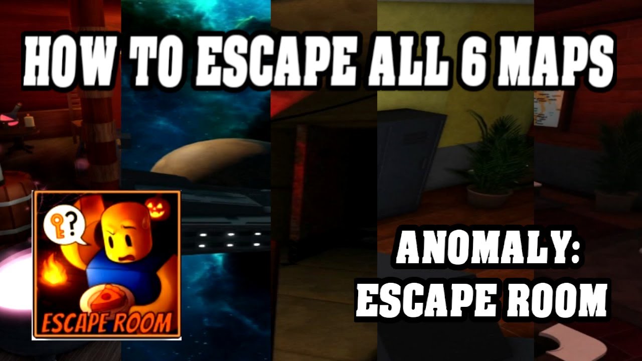 Roblox ANOMALY: ESCAPE ROOM ALL 6 ROOMS Walkthrough [English] [Standard ...