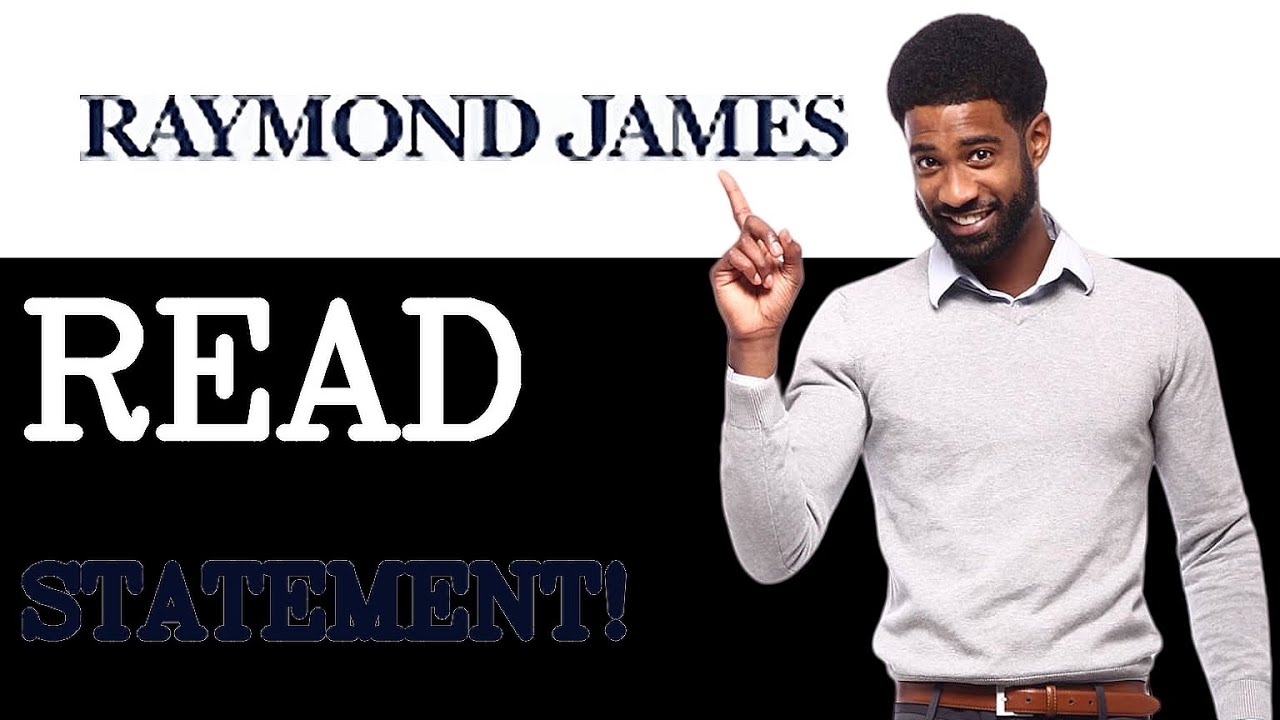 How To Read A Raymond James Statement (2025) - YouTube