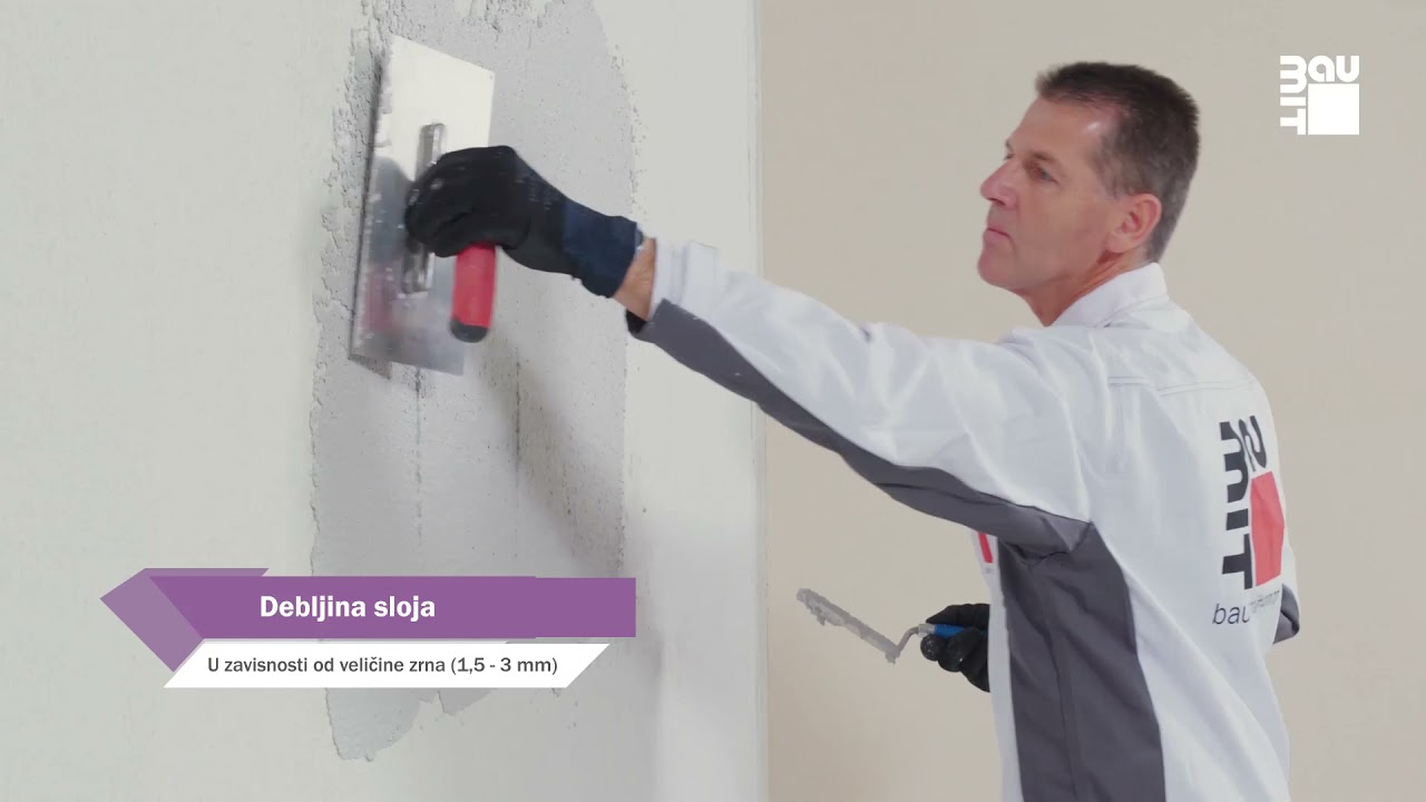 Baumit - Primena i izvođenje StarTop fasadnog maltera - YouTube