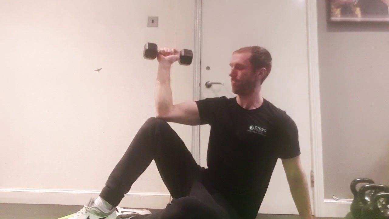 45 degree supported shoulder external rotation - YouTube