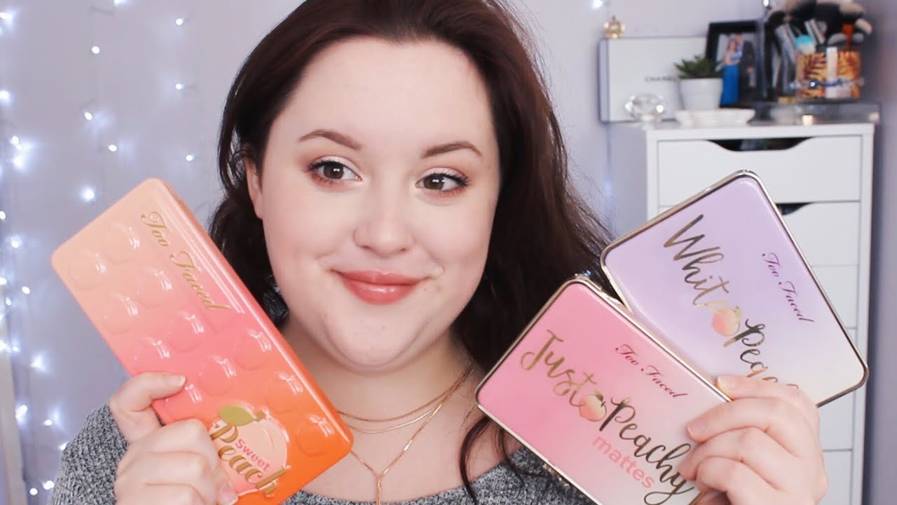 too faced white peach VS just peachy VS sweet peach // which one do you ...