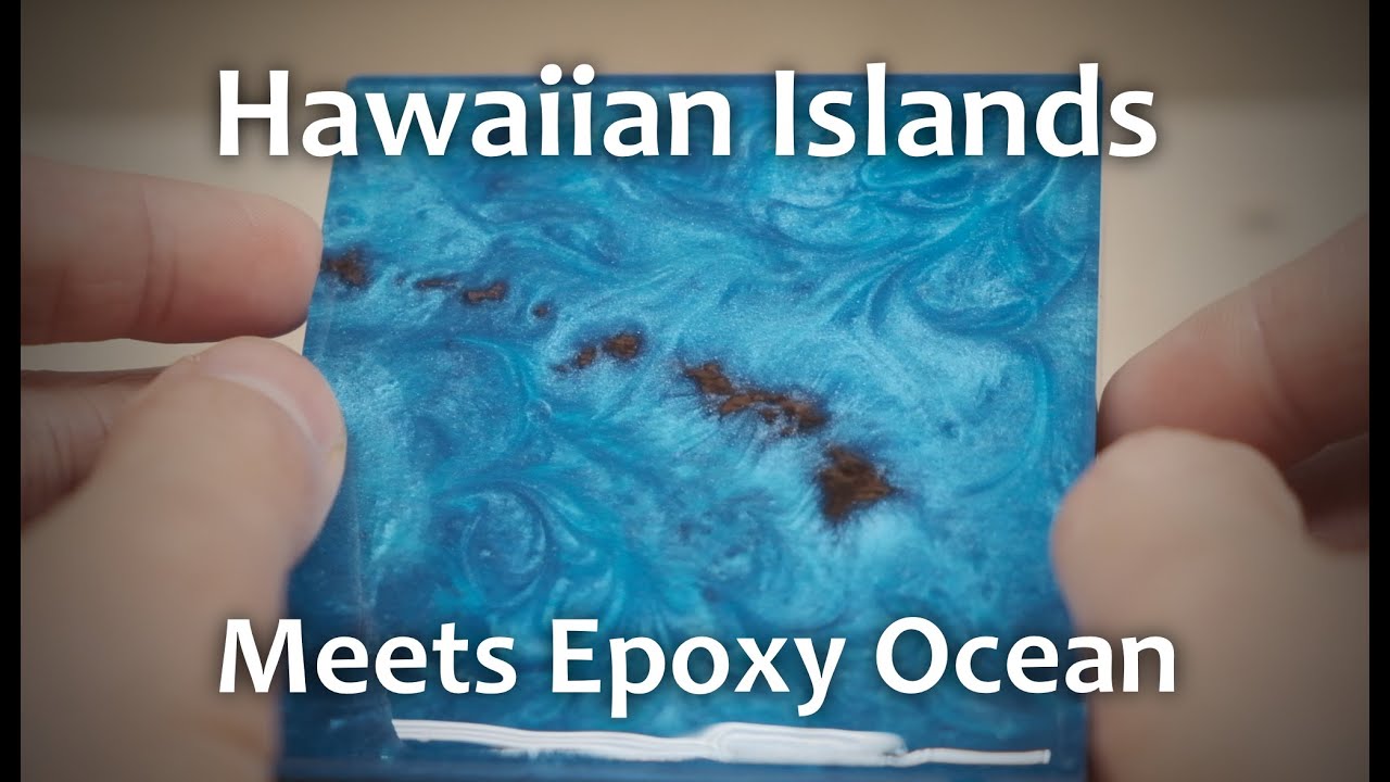 CNC Topographic Carving Meets Ocean Epoxy Art - YouTube