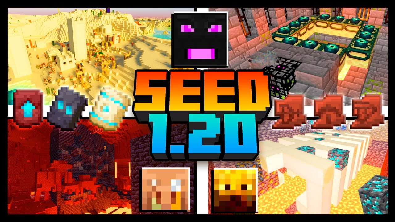 SUPER SEED ENCONTRADA PARA A ATUALIZAÇÃO DO MINECRAFT 1.20 (MUITAS ...