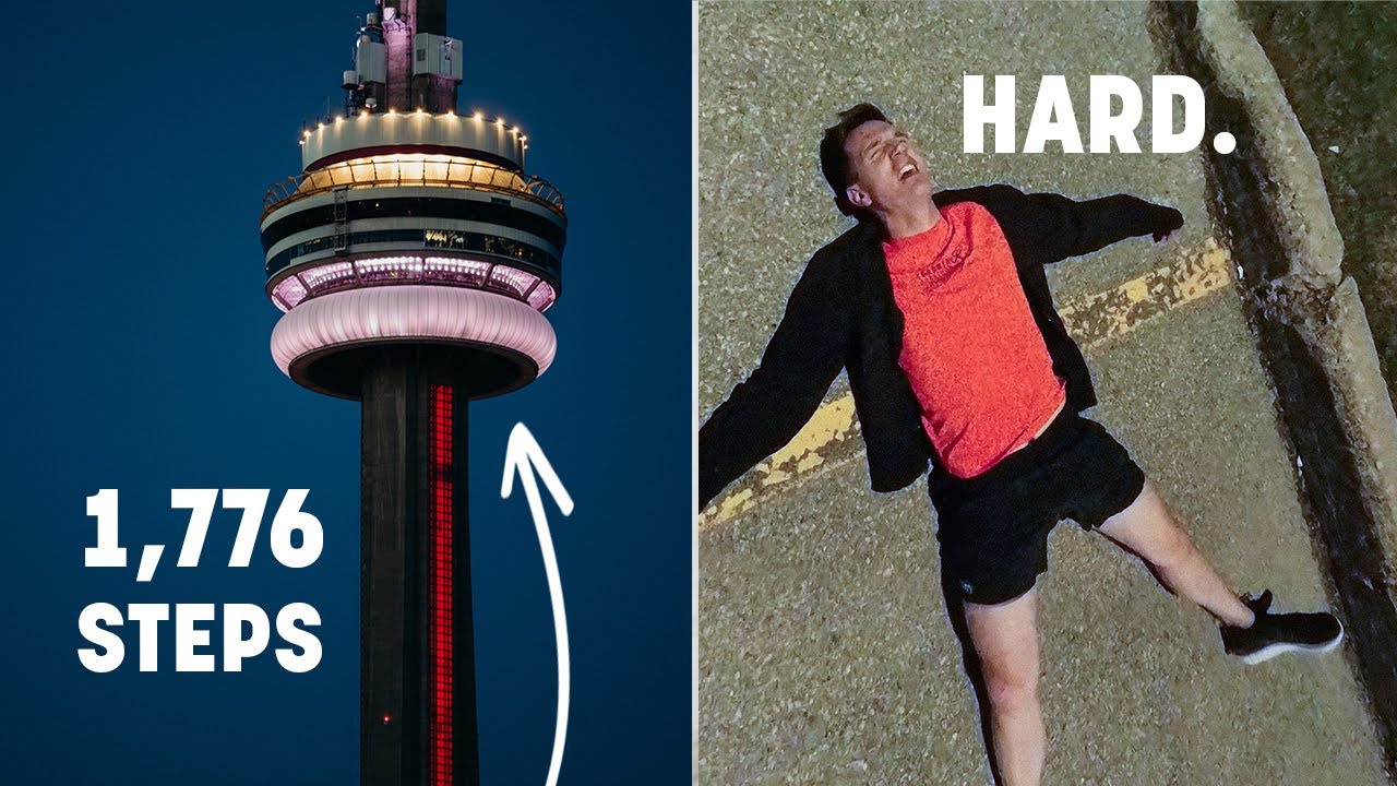 CN Tower Stairs Challenge! How hard is it? - YouTube