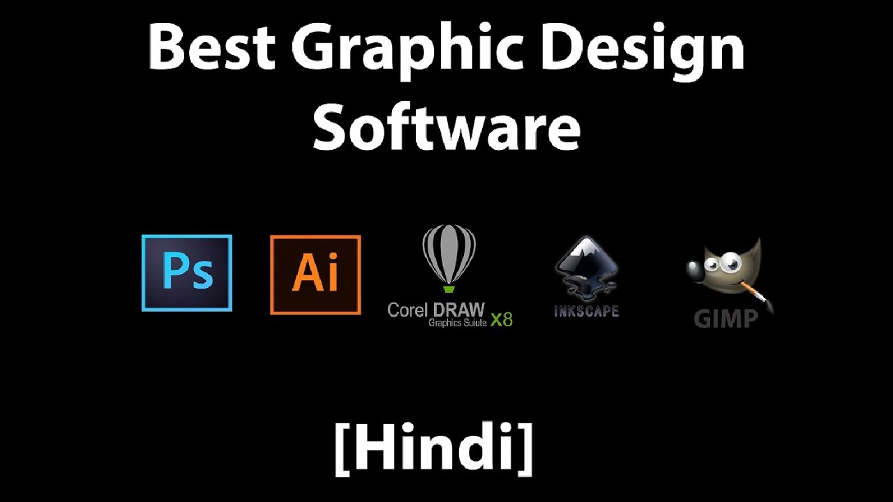 [Hindi] Best Graphic design software for PC - YouTube