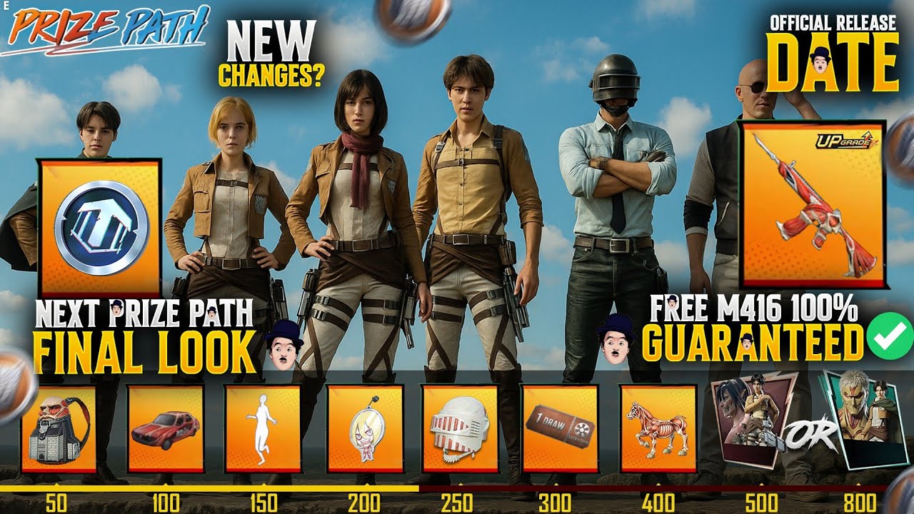 Next Prize Path Changes? | Get Free M416 Skin 100% Guaranteed | New ...
