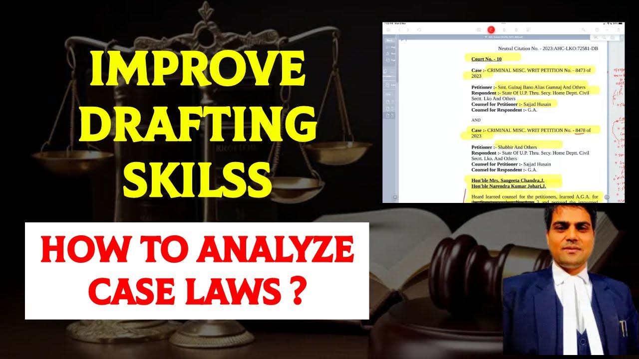 How to Case Analysis Law | How to do drafting in Law | How to improve ...