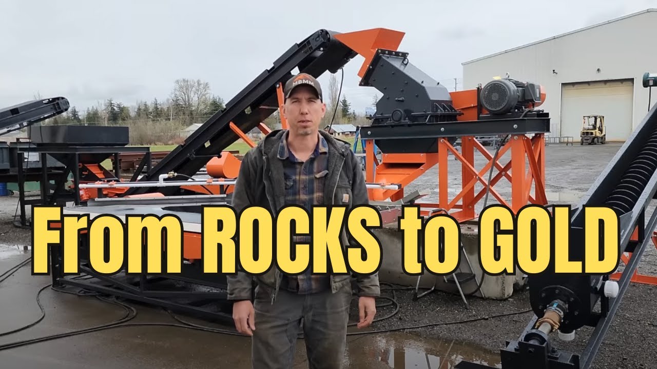 Watch Gold Ore Turn Into Real Gold | 2-Ton-Per-Hour Turnkey Mining ...