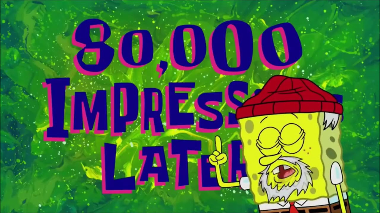 spongebob hours later meme sound effects but for 1 hour straight - YouTube