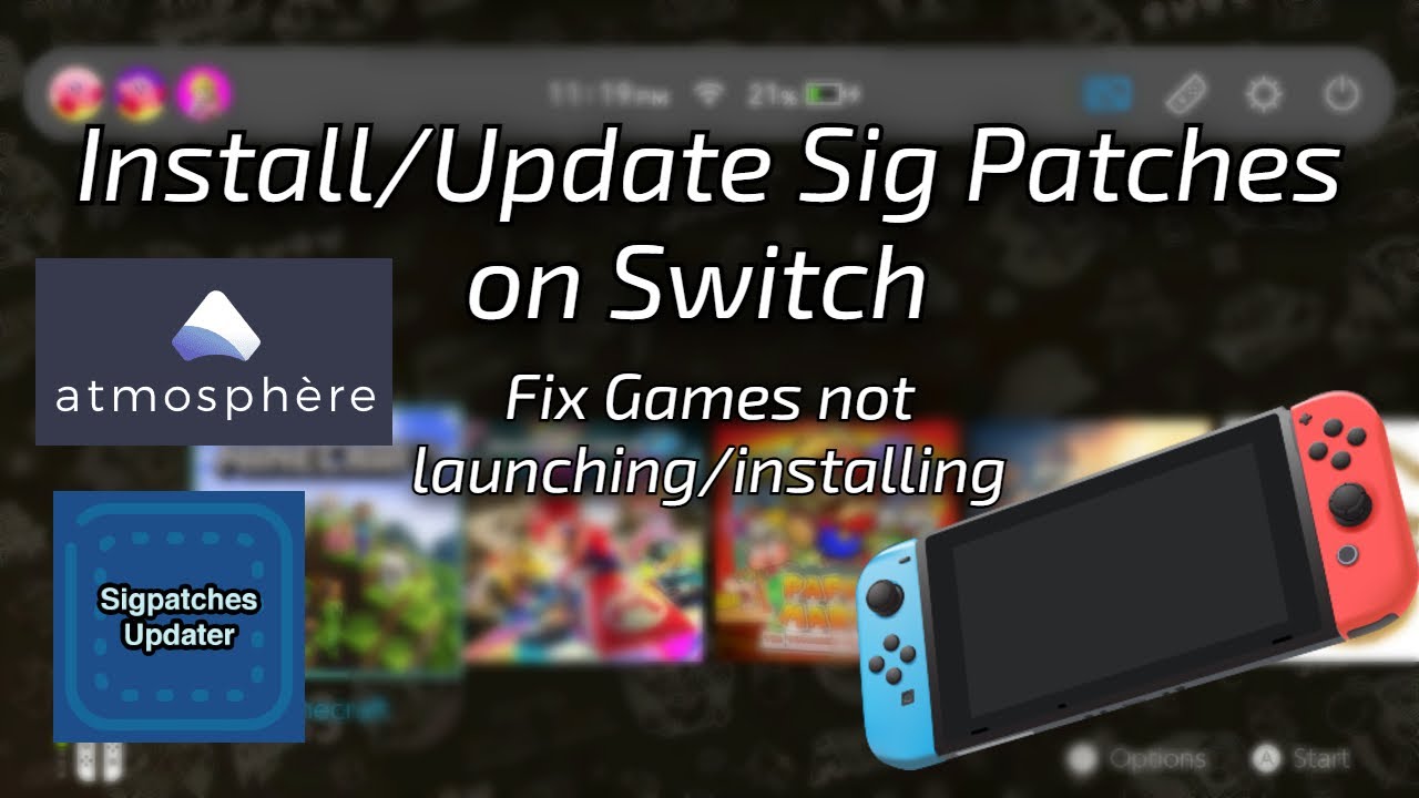 [How To] Install/Update Sig Patches on Switch (Fix Games not launching ...