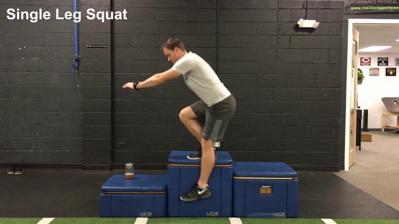 Resilient Performance - Single Leg Squat - YouTube