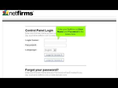 Tranferring domain names away from Netfirms.ca - YouTube