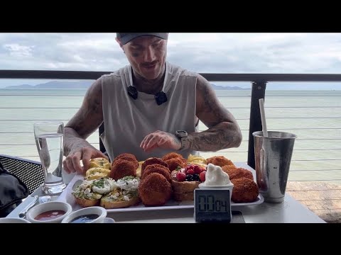 I Attempted the MASSIVE Breakfast Platter Challenge at C Bar (Undefeated!)