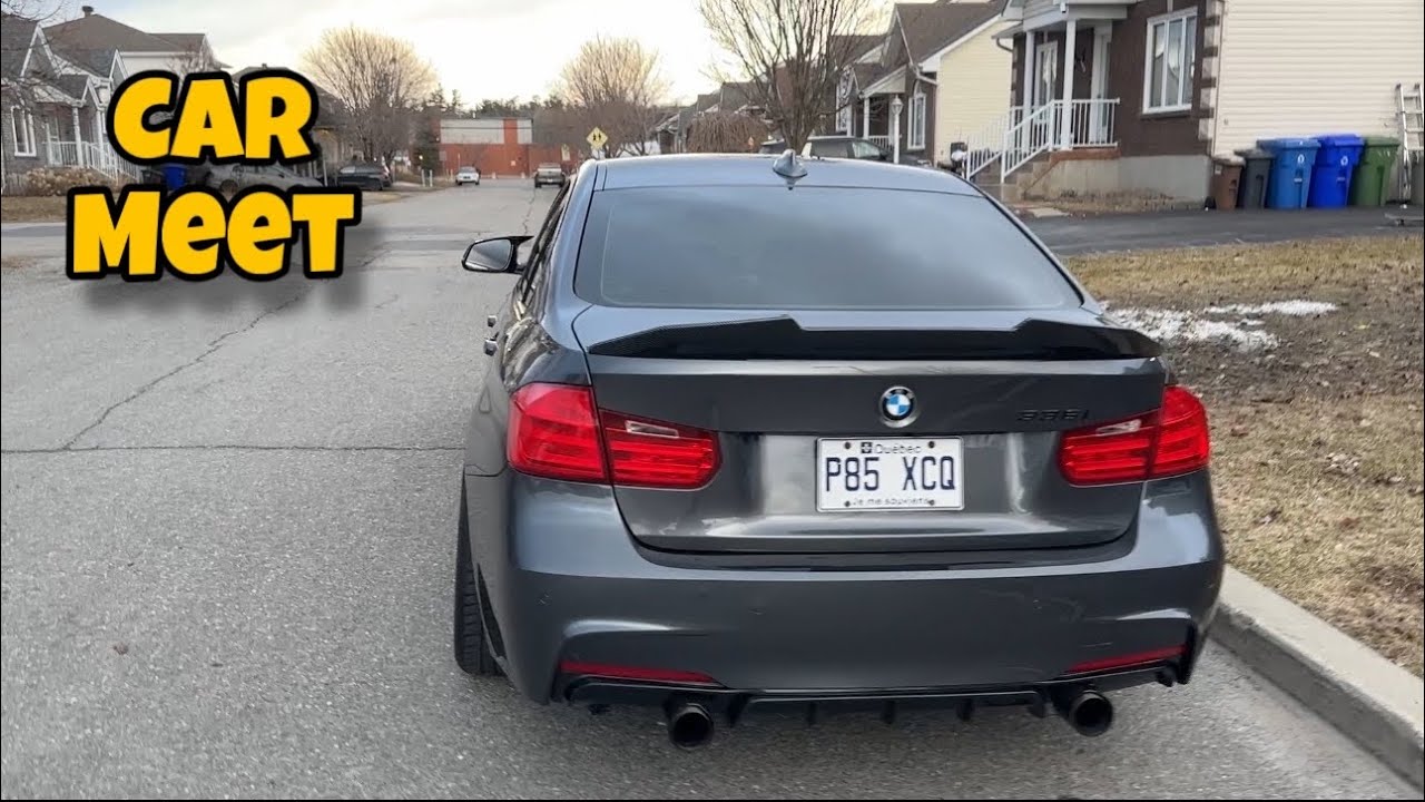Took My F30 to a Car meet + POV Drive - YouTube
