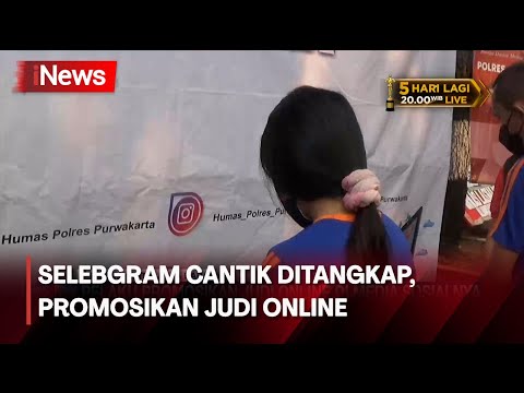 Promosikan Situs Judi Online, Selebgram Cantik Asal Purwakarta Dibekuk Polisi