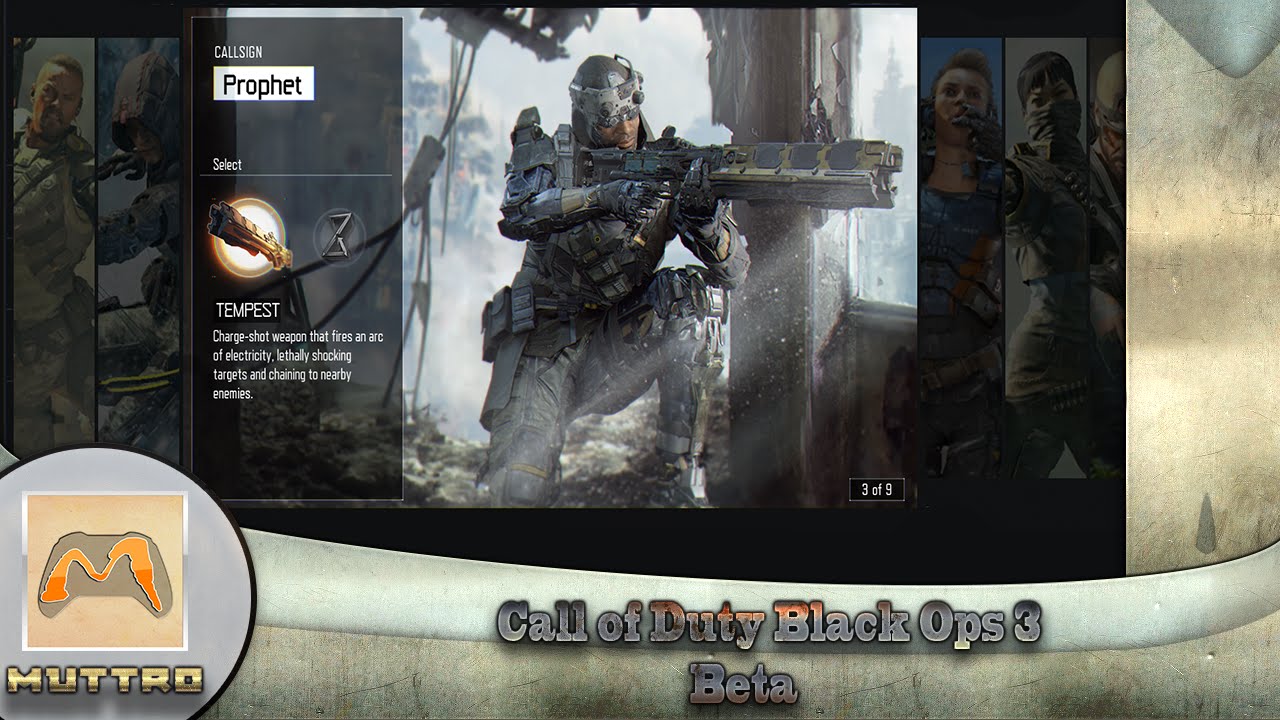 Call of Duty Black Ops 3 BETA #6 - Specialists - Tempest - YouTube
