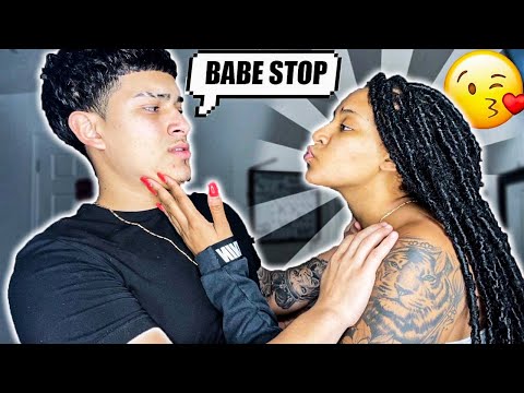I CAN'T STOP KISSING YOU PRANK ON MY BOYFRIEND!! *HE CRIES*