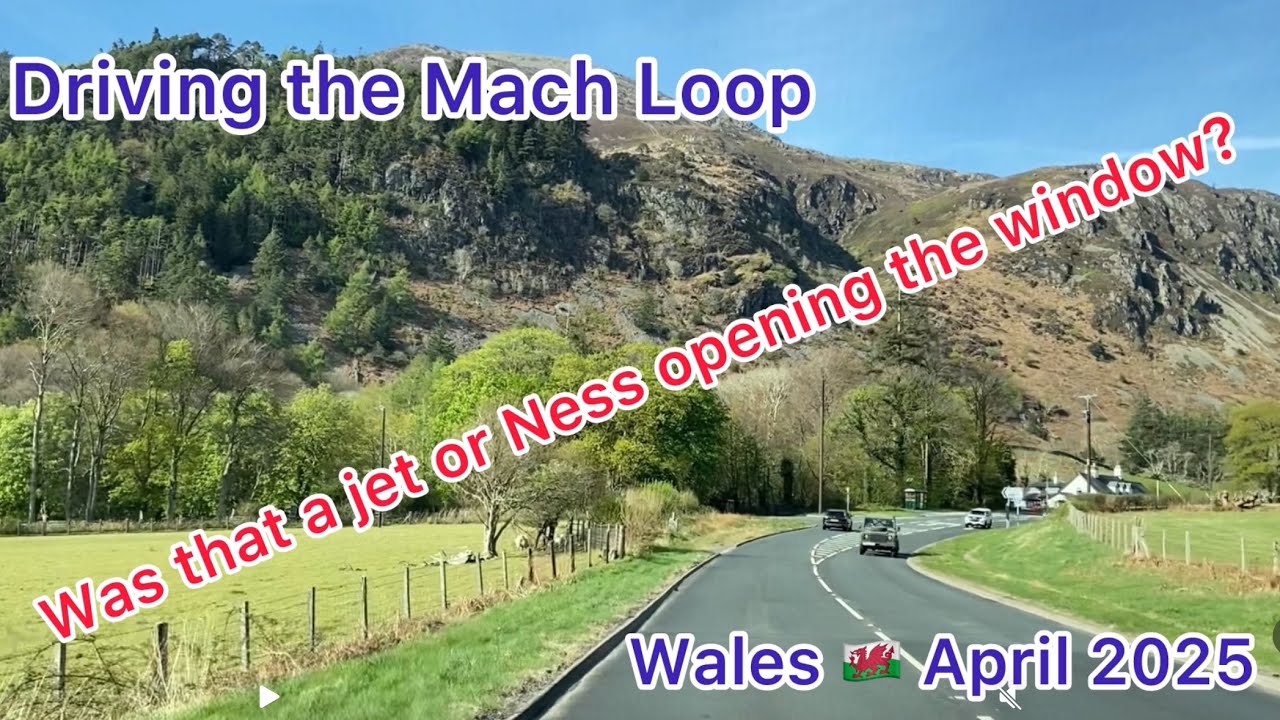 No jets in the Mach Loop today but for one moment the Black Beast ...