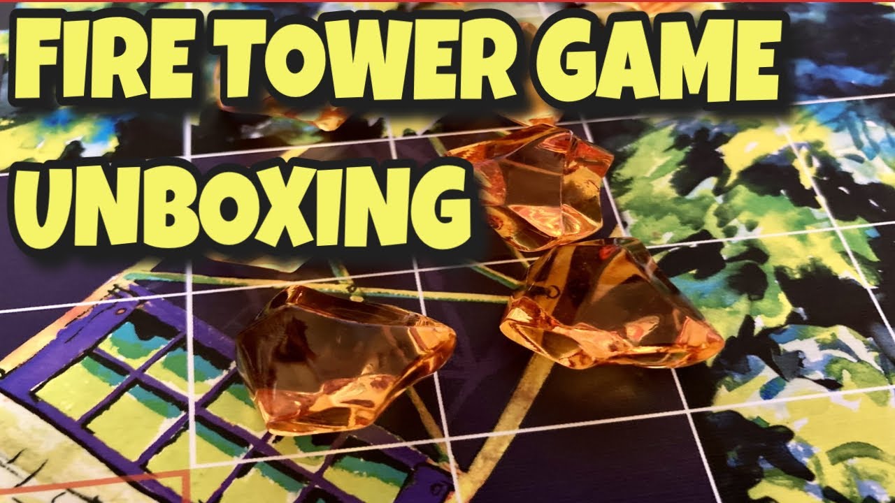 Fire Tower Board Game Unboxing - YouTube