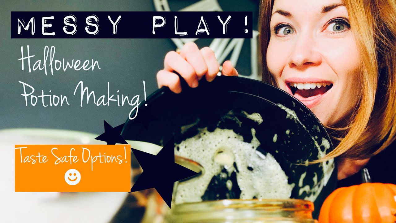 MESSY PLAY | *Autumn Theme* How To Make Sensory Halloween Potion! - YouTube