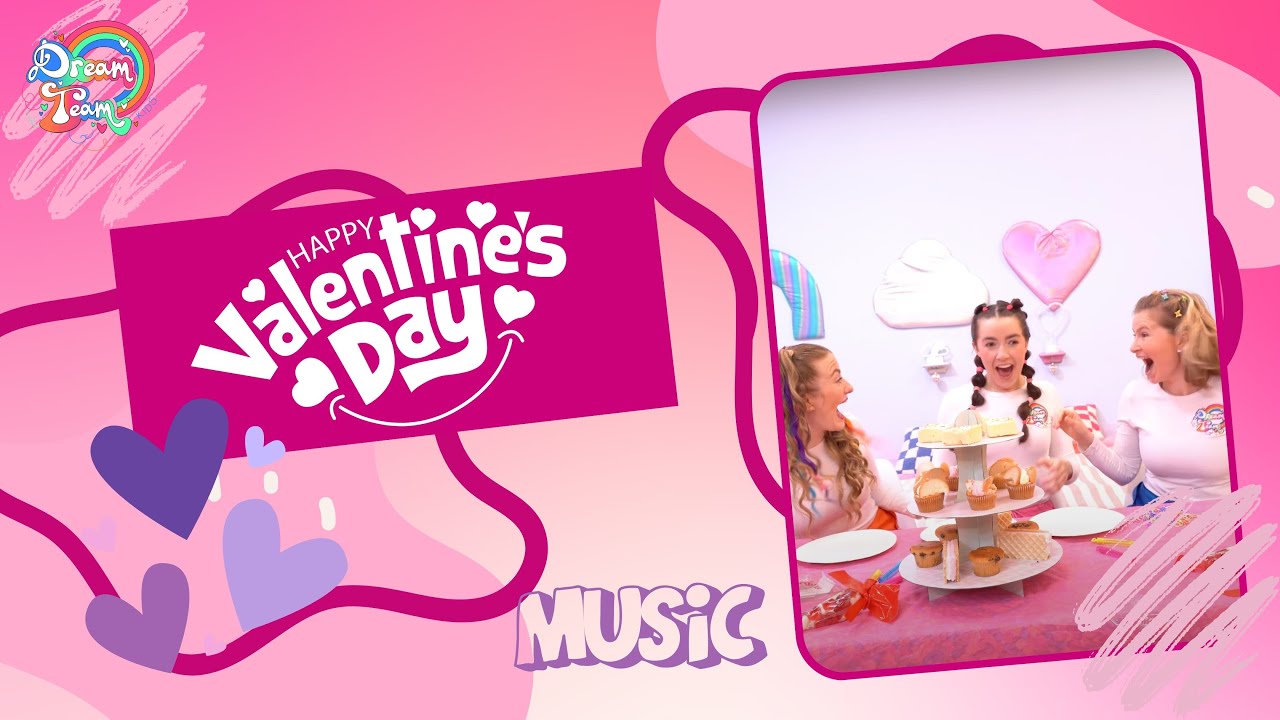 Happy Valentine's Day Kids Song by Dream Team Kids | Songs for Kids ...