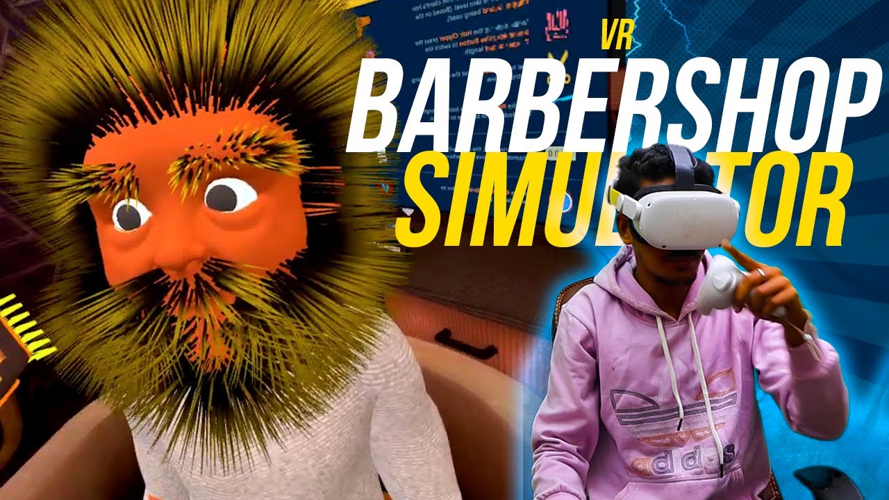 Cutting Crazy Hairstyles in the VR Barber Shop Simulator Epic Fails ...