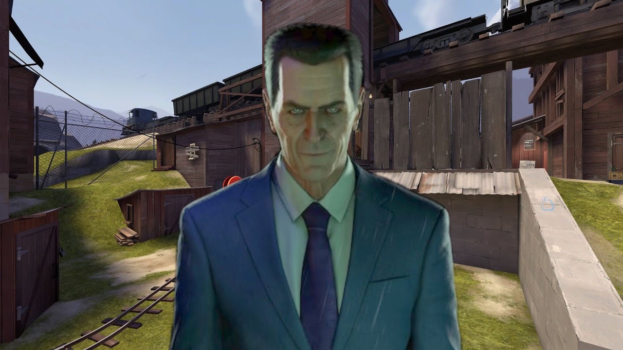 TF2 but GMAN is the Announcer! - YouTube