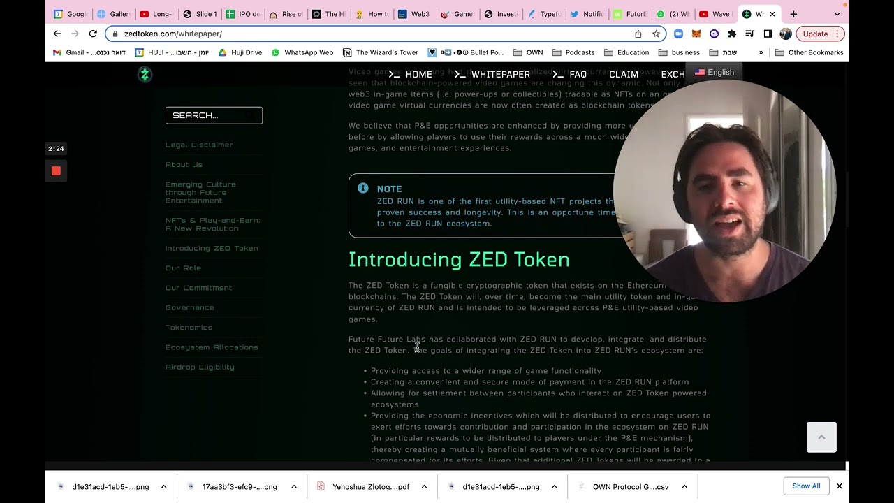 Tokenomics breakdowns! ZED Run Token & Whitepaper analysis - YouTube