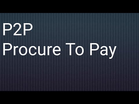 Procure to Pay P2P PTP process explained #bpo #bpm - YouTube