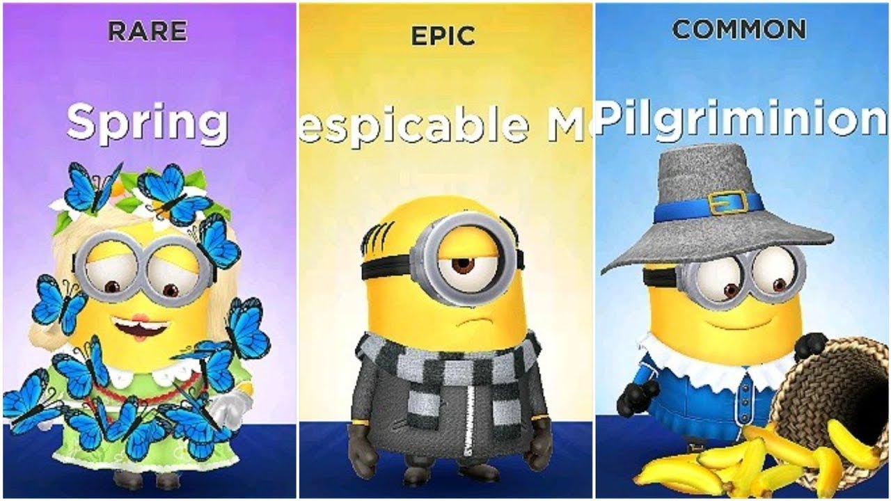 Minion Rush Spring VS Despicable Mel VS Pilgriminion - YouTube