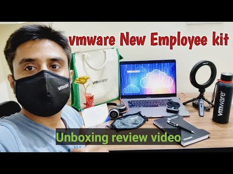 Unboxing the vmware new employee kit | work from home edition - YouTube