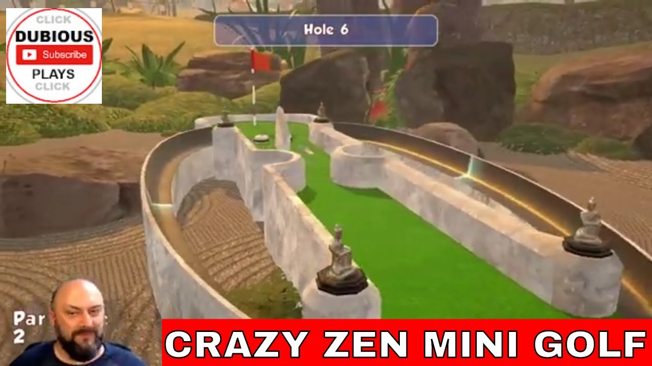 Crazy Zen Mini Golf on the Nintendo Switch actual Game Play and Review ...