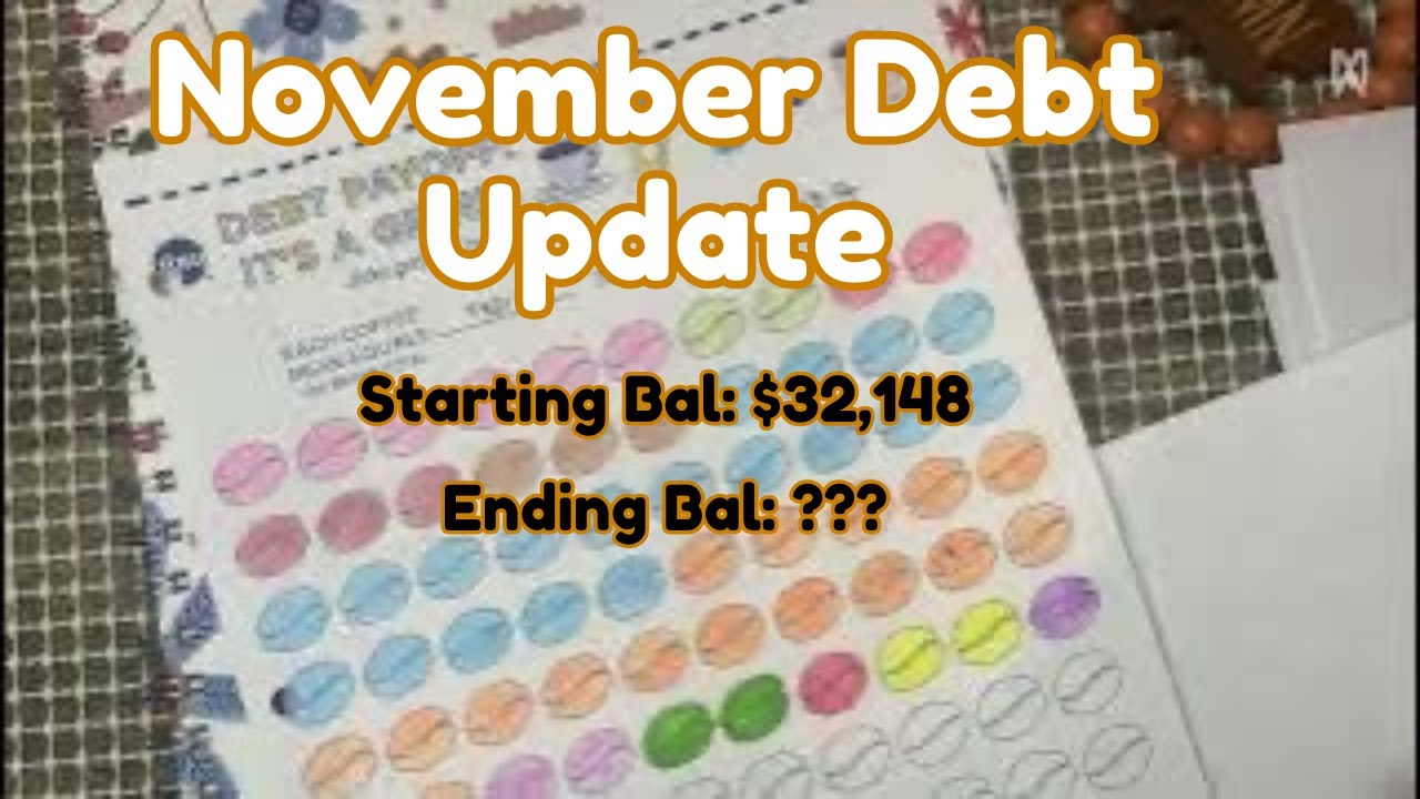 💮November DEBT Update || Debt Free Journey || Single Income Budget ...