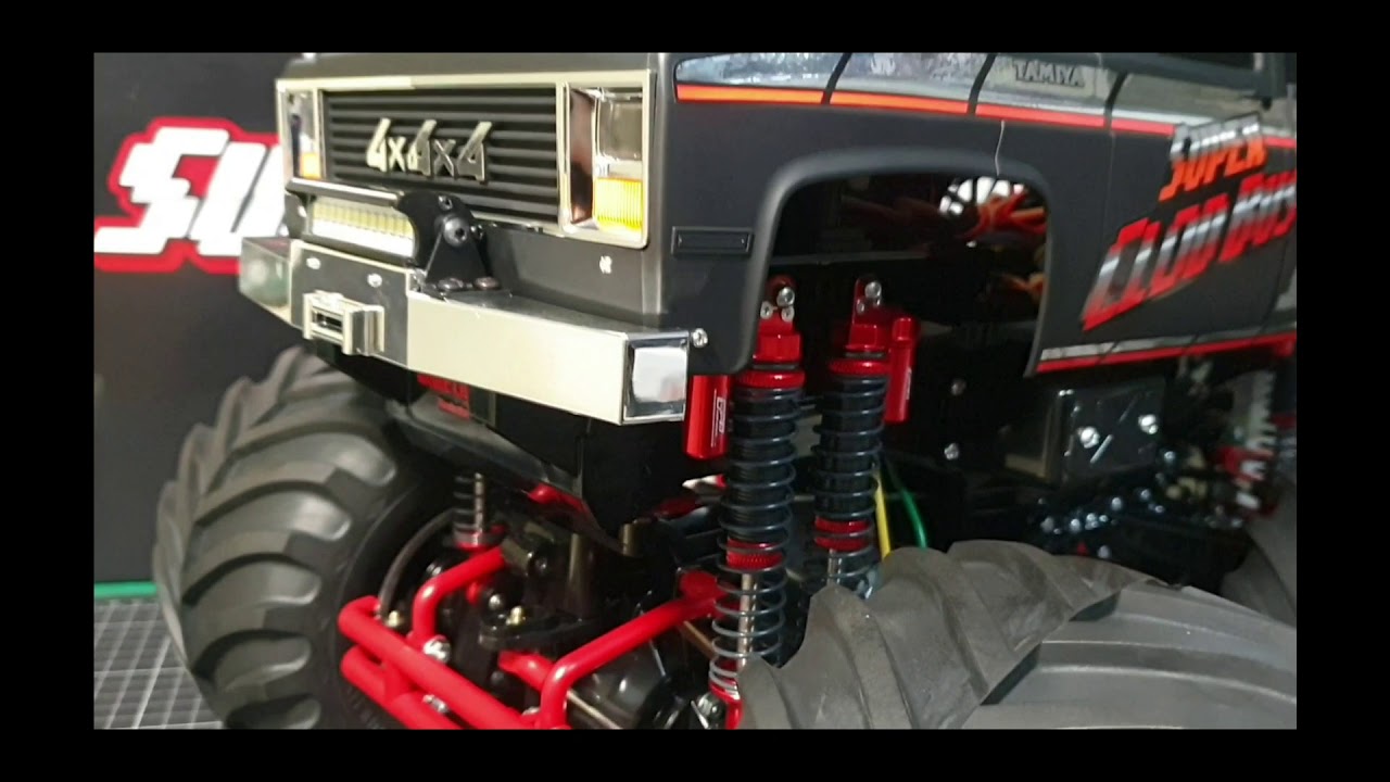 TAMIYA SUPER CLOD BUSTER BLACK EDITION with GPM PIGGY-BACK SHOCK ...