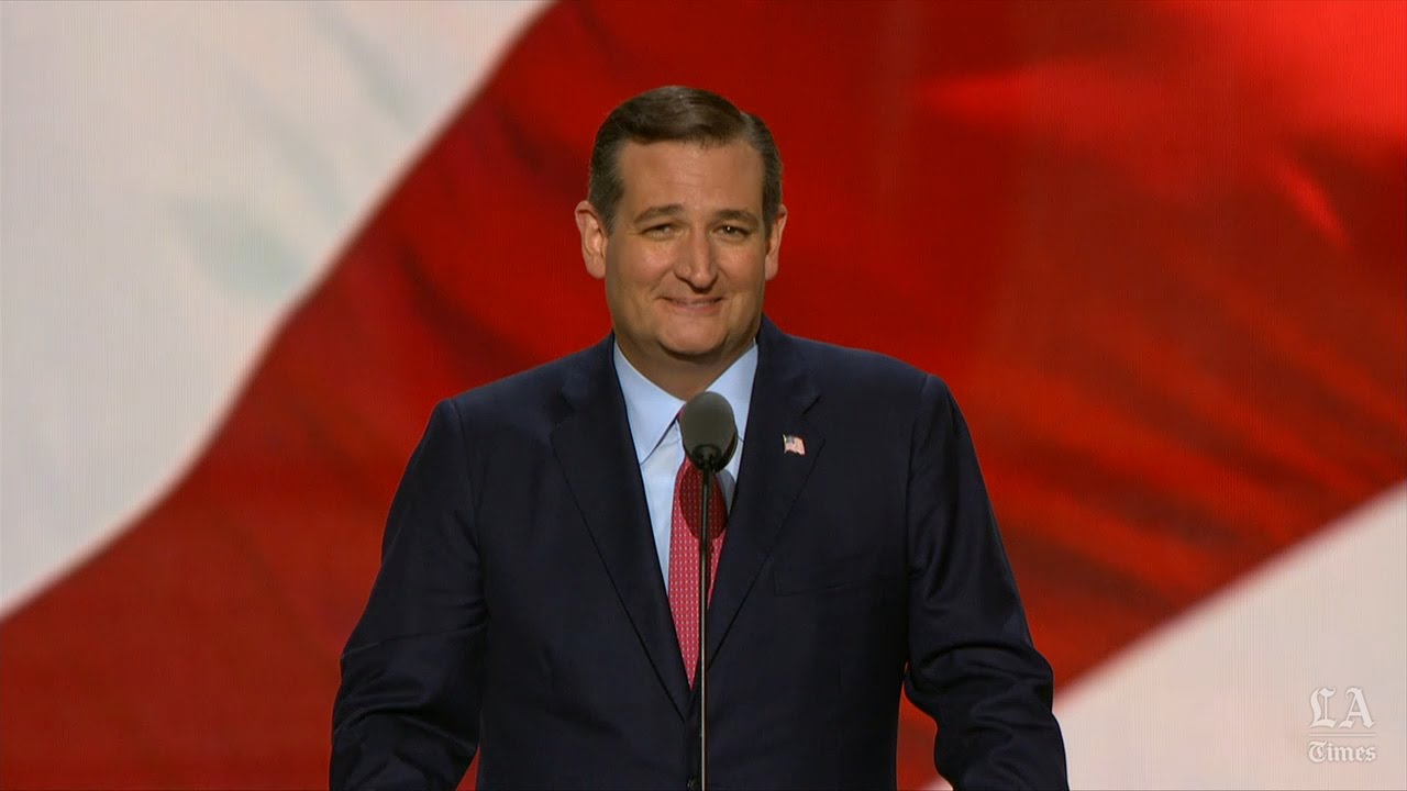 Sen. Ted Cruz (Texas) speaks at the Republican National Convention ...