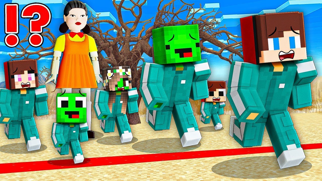 JJ and Mikey vs SQUID GAME 2 Survival Battle Roblox in Minecraft ...