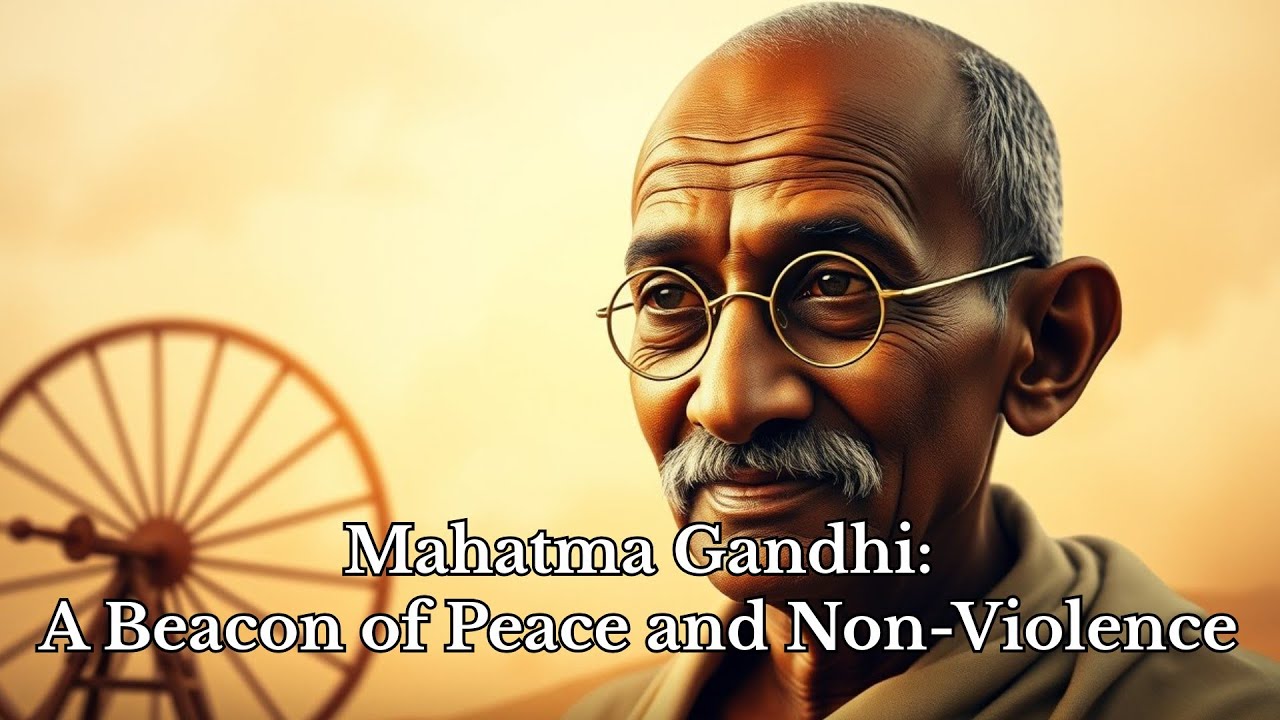 Mahatma Gandhi: A Beacon of Peace and Non-Violence - YouTube