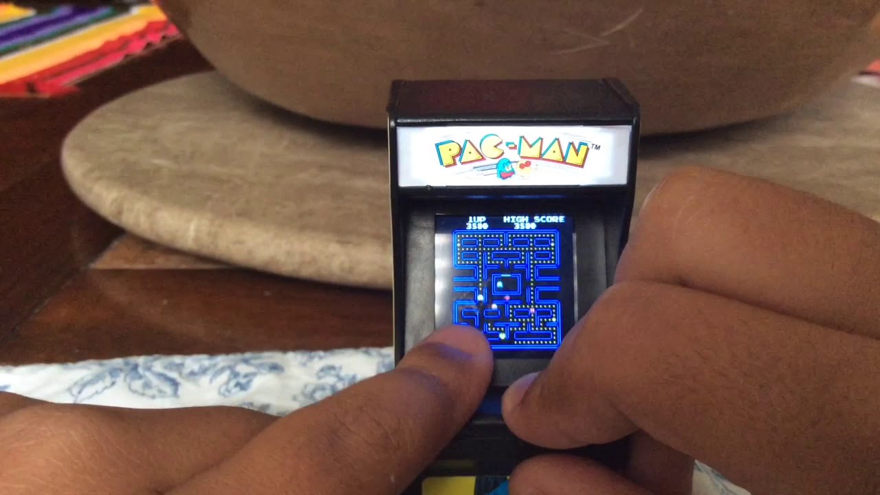 Pac-Man Mini Arcade Machine - YouTube